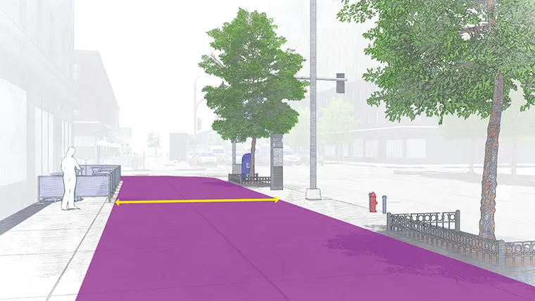 Sidewalk Cafe - Siting: Setup Area | Dining Out NYC